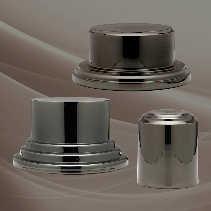 Nickel Color Spun Bronze Bases - Saxtonindustrial